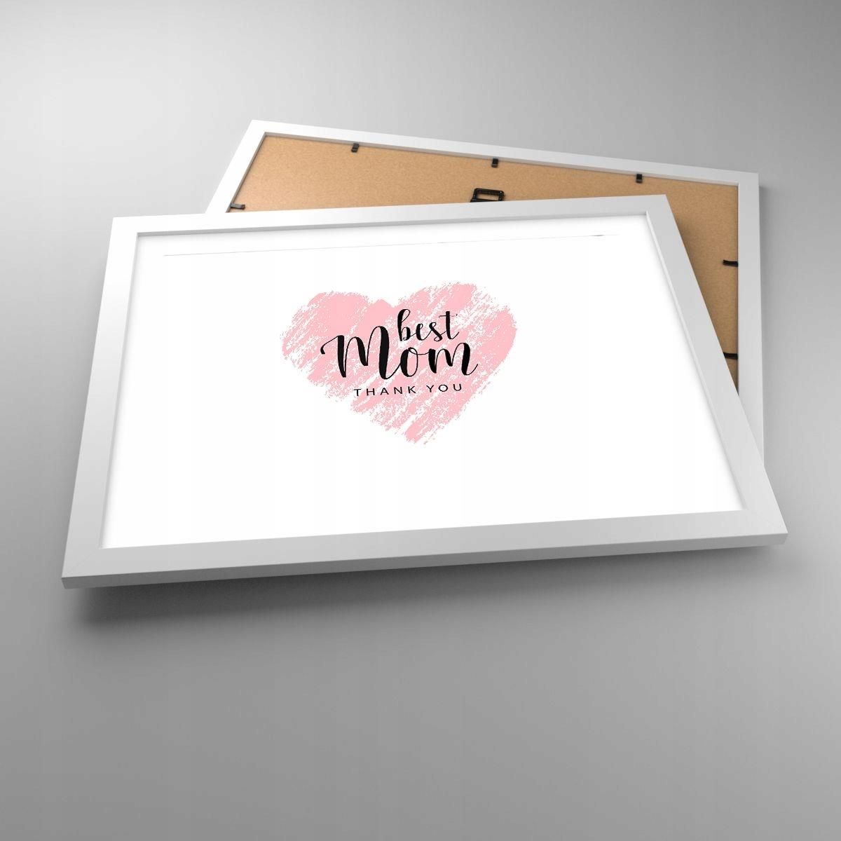 Arttor Obraz Plakat w ramie białej do Salonu 40x30 Serce Foto Plakaty ...