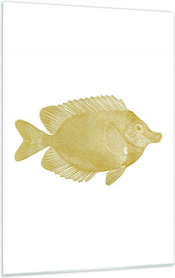 Arttor Obraz na szkle do Salonu Sypialni 50x70 Ryba Foto Obrazy na ...