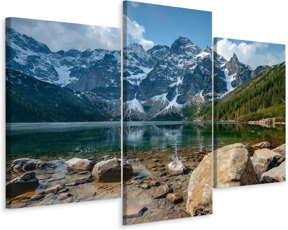 Obraz Tryptyk Tatry Morskie Oko Natura 3D 150x100 (PMP4871C150100 ...