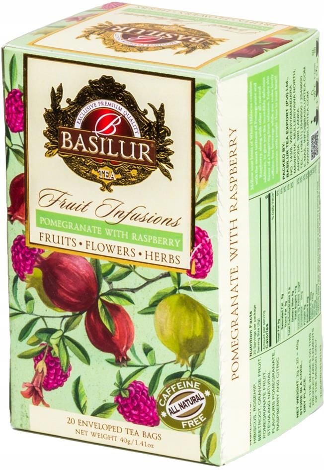 Herbata Basilur Herbata Owocowa Granat Pomegranate Raspberry Bez ...