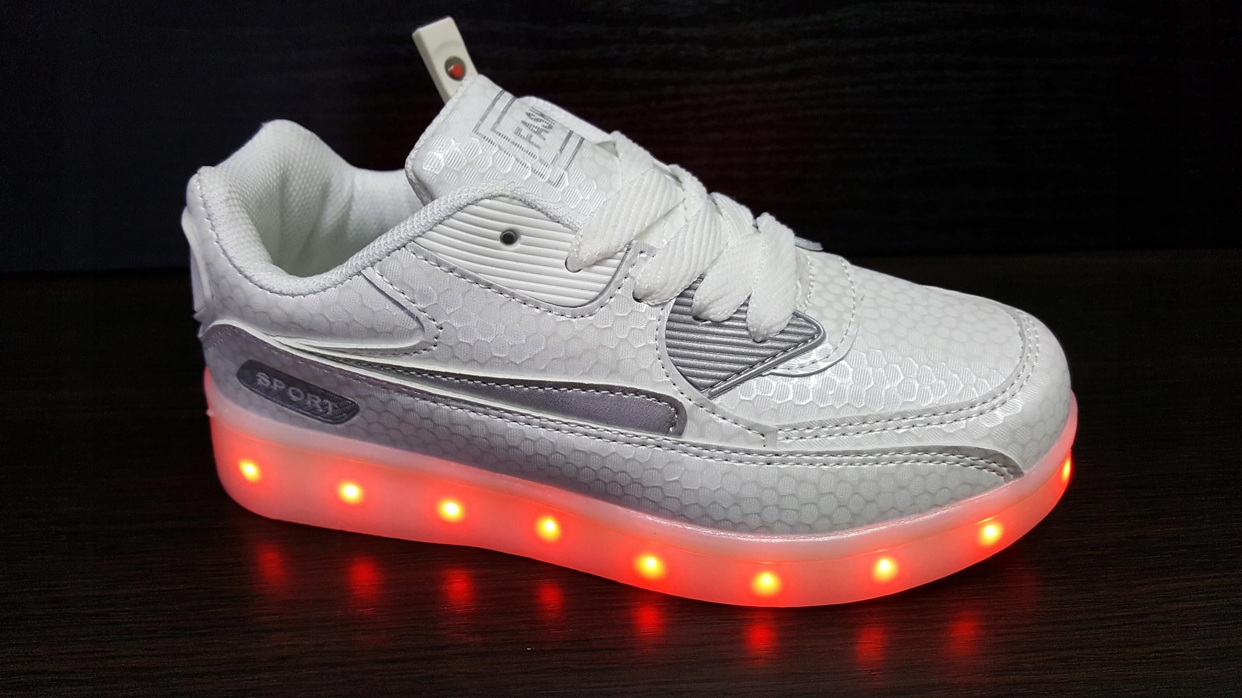 Buty Led Adidasy Sportowe Świecące Białe Usb 34 - Ceny i opinie - Ceneo.pl