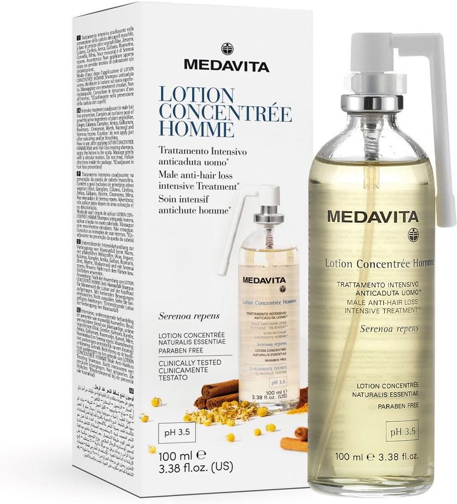 Odżywka do włosów MEDAVITA Lotion Concentree Homme 100ml - Wcierka na ...