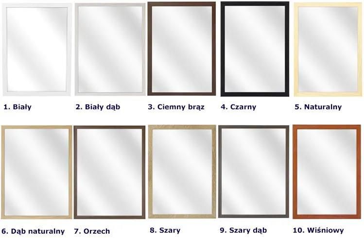 Elior Ciemnobrązowe Lustro Ścienne Drewniane Framio 40X60Cm - Opinie i ...