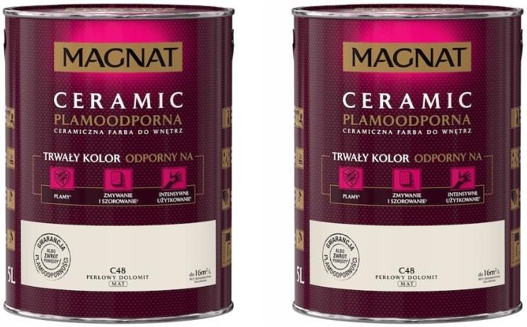 Farba Magnat Ceramic Perłowy Dolomit C48 10L - Opinie i ceny na Ceneo.pl