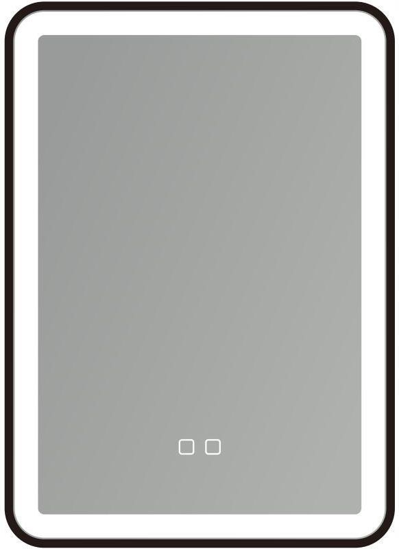 Bez Marki Czarne Lustro Łazienkowe Led 50X70 Antifog Czarna Ramka ...