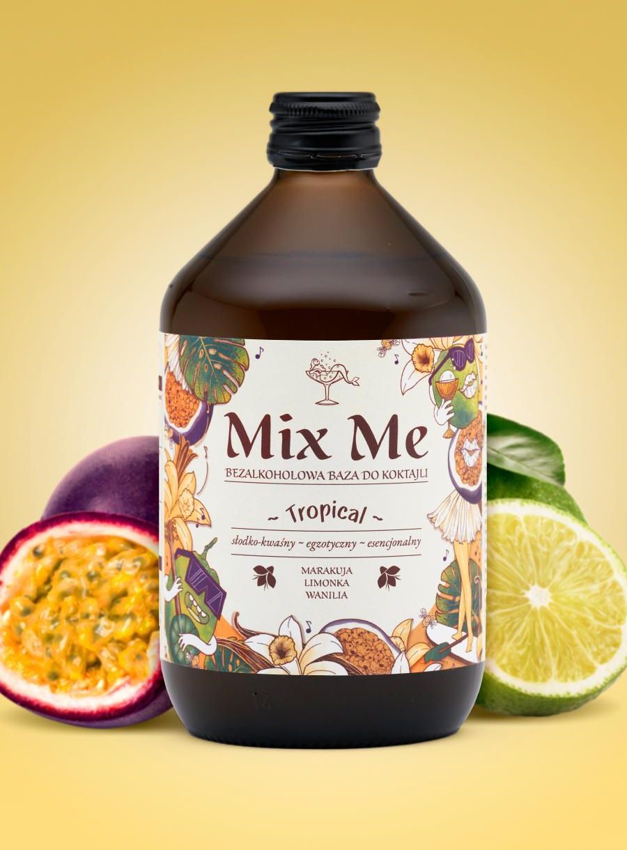 Mix Me Baza Do Drinków Tropical 500ml - Ceny i opinie - Ceneo.pl