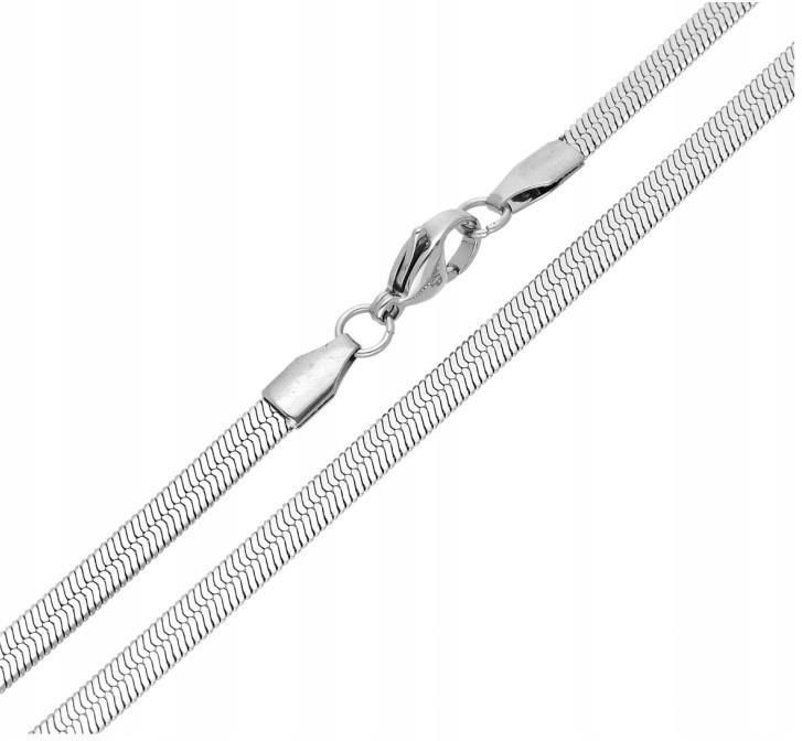 Stainless Steel Naszyjnik Srebrny Damski Stal Chirurgiczna Żmijka 4mm 45 Cm - Ceny i opinie ...