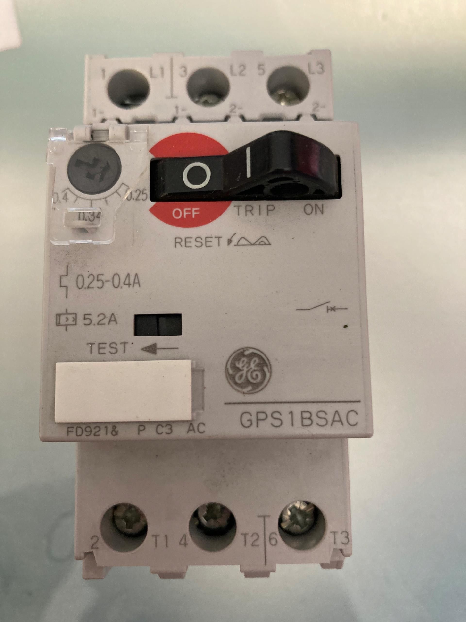 Bezpiecznik Abb Wyłącznik Silnikowy 0,25-0,4A 0.09Kw Gps1Bsac 101213 ...