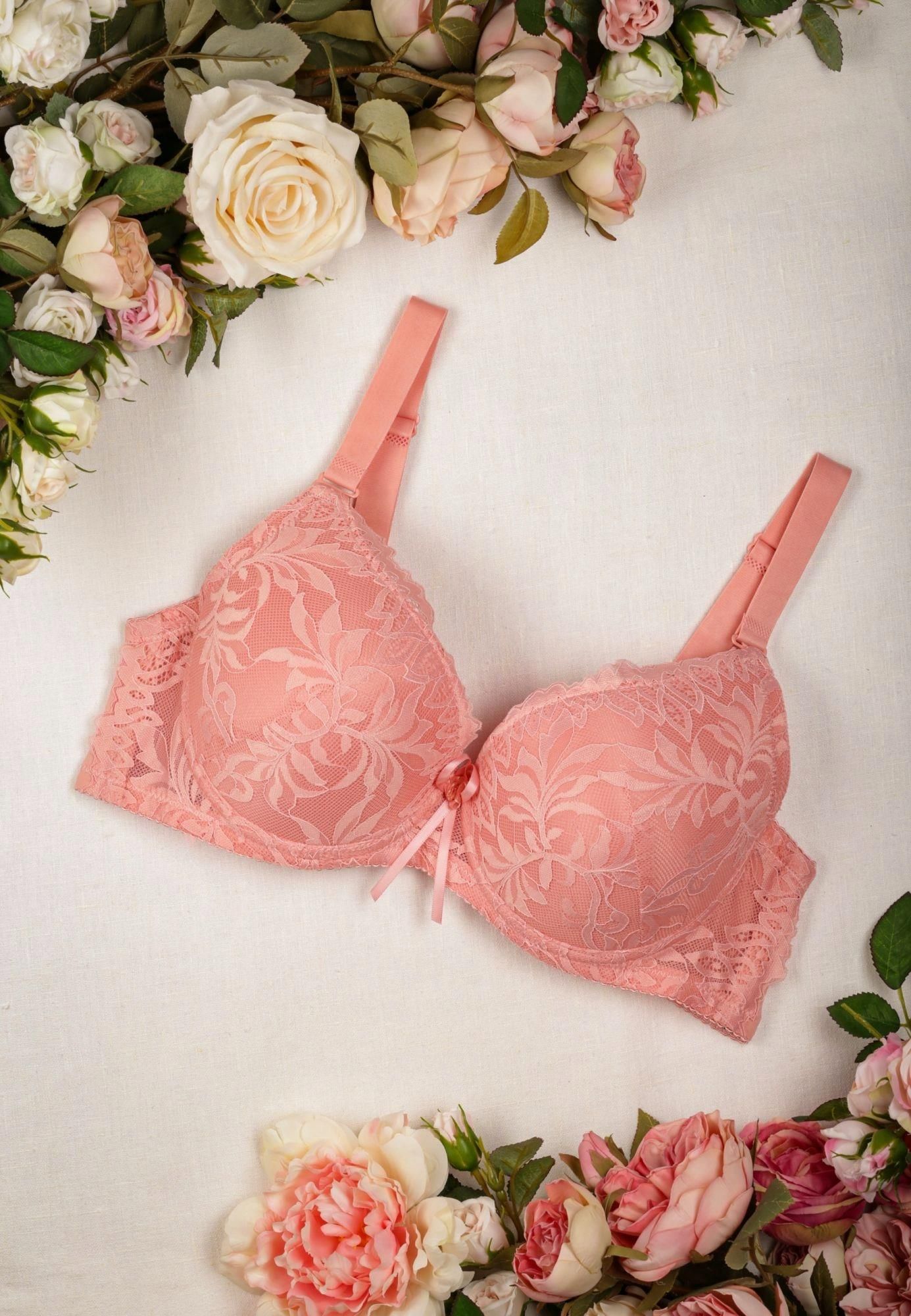 Renee Różowy Biustonosz damski 80D Full Cup - Ceny i opinie - Ceneo.pl