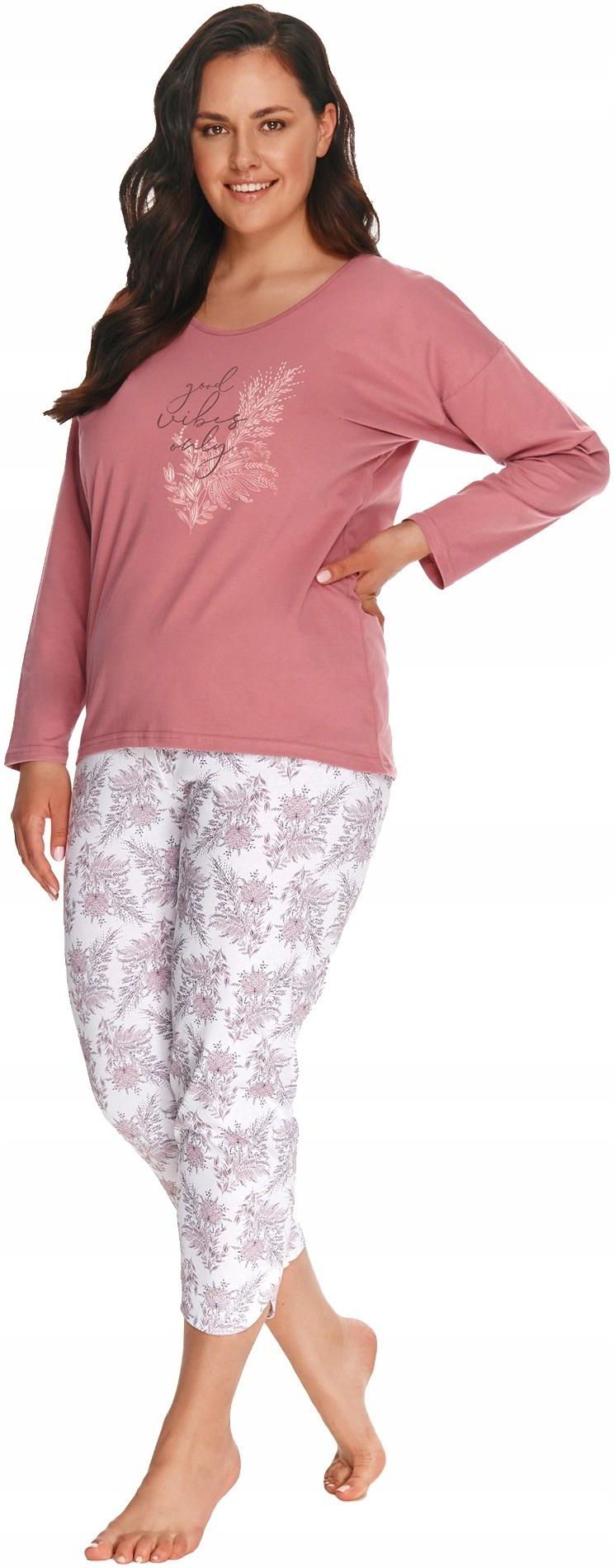 Piżama Dla Puszystej Duża 5XL 54 56 100% Bawełna Spodnie Z Dużym Podkrojem - Ceny i opinie ...