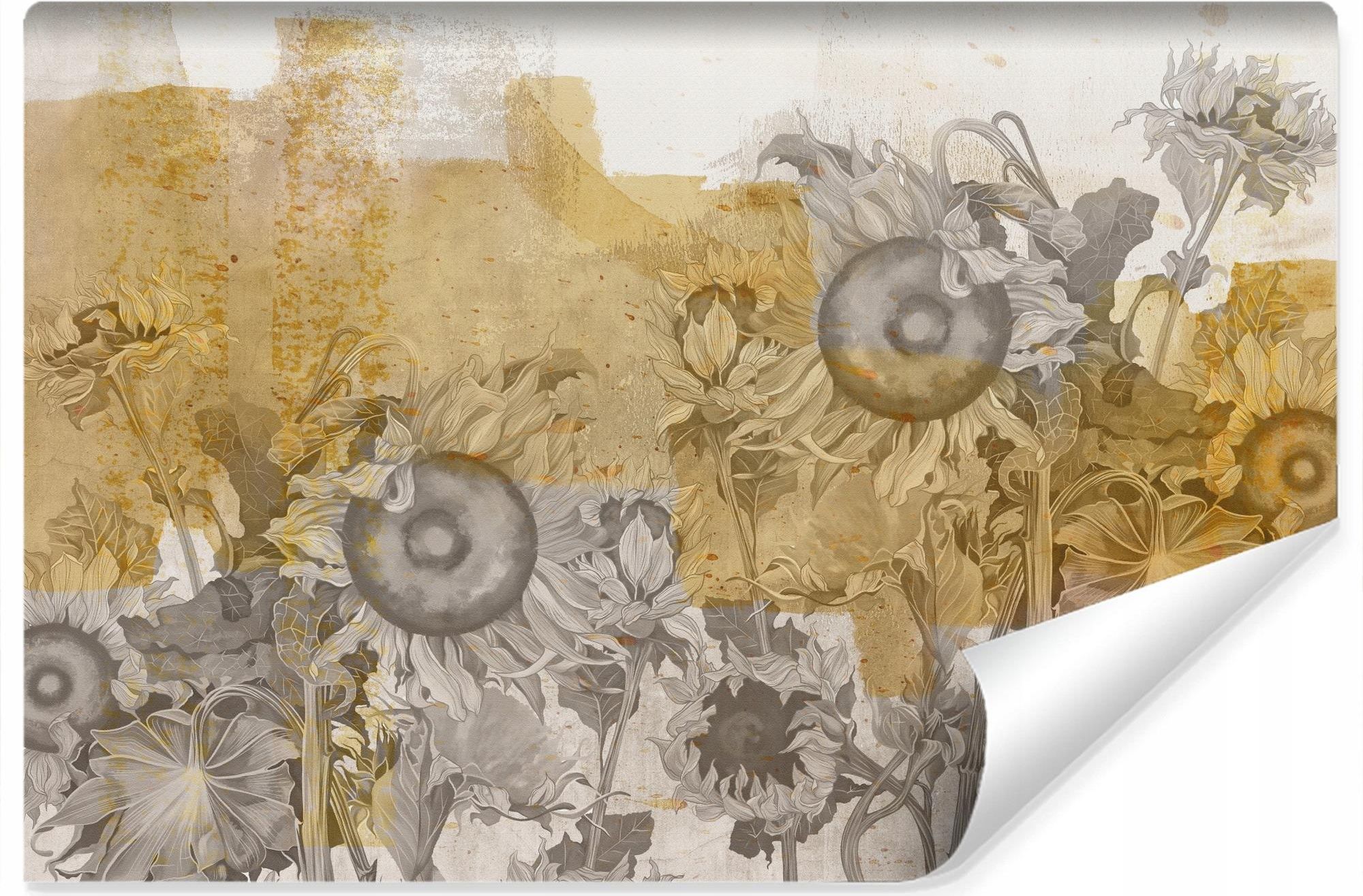 Muralo Fototapeta Do Salonu Słoneczniki Abstrakcja Kwiaty Beton Mural 90x60 - Opinie i ceny na ...