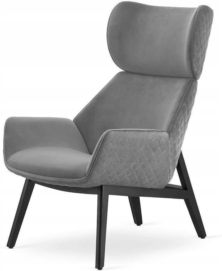 Dotdesign Fotel Serio Velvet Skandynawski Jasnoszary (Swan 1 - Opinie i ...