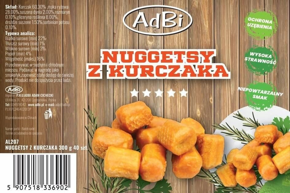 Karma Adbi Nuggetsy Z Kurczaka 40szt. 300G - Ceny i opinie - Ceneo.pl