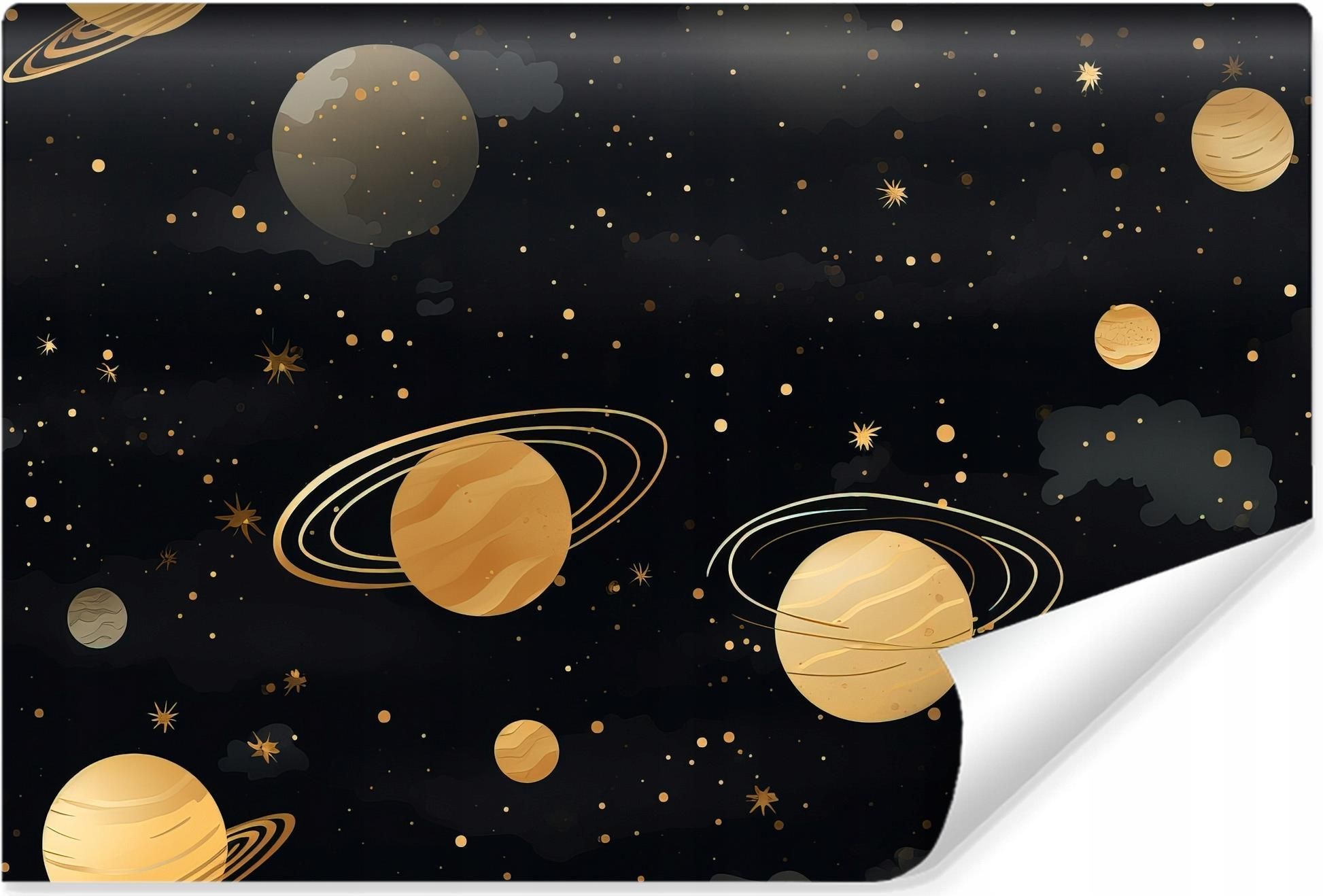 Muralo Fototapeta Młodzieżowa Planety Kosmos Gwiazdy Galaktyka 405X270 - Opinie i ceny na Ceneo.pl