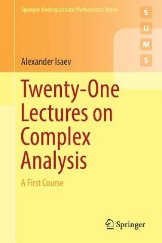 Twenty-One Lectures on Complex Analysis - Literatura obcojęzyczna ...