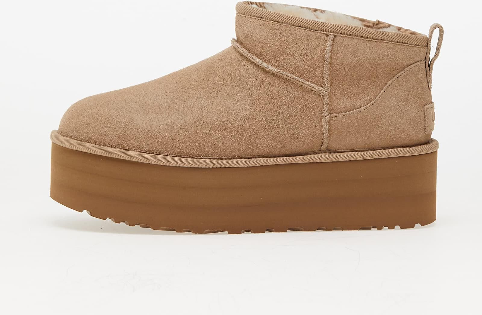 UGG W Classic Ultra Mini Platform Sand - Ceny i opinie - Ceneo.pl
