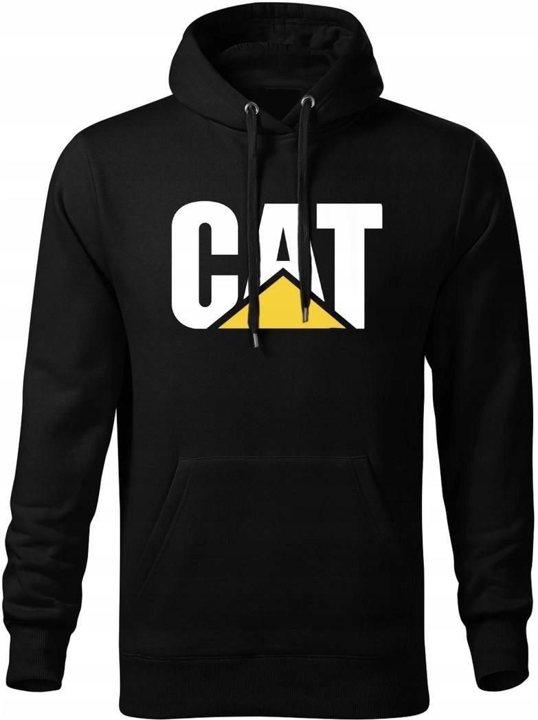 Bluza Z Kapturem Cat Męska Czarna Bawełniana L - Ceny i opinie - Ceneo.pl