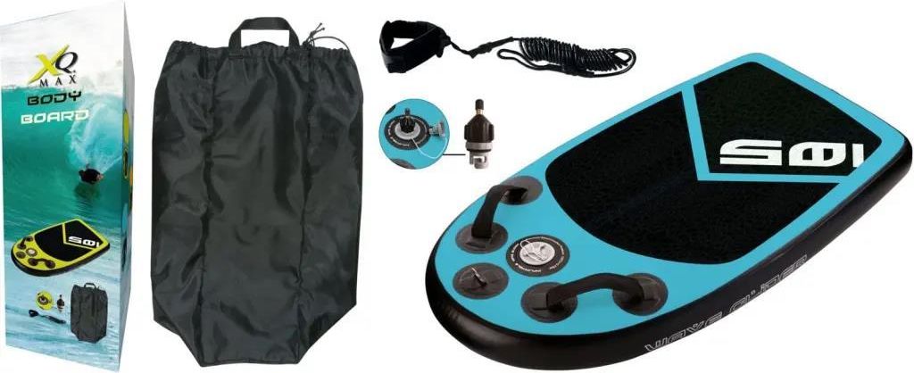 Xq Max Deska Bodyboard 105X60X10cm Niebieskoczarna - Ceny i opinie ...