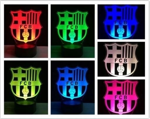 Lampka Nocna Dla Dzieci Fc Barcelona Herb Led 3D Fana Barcelony - Ceny ...