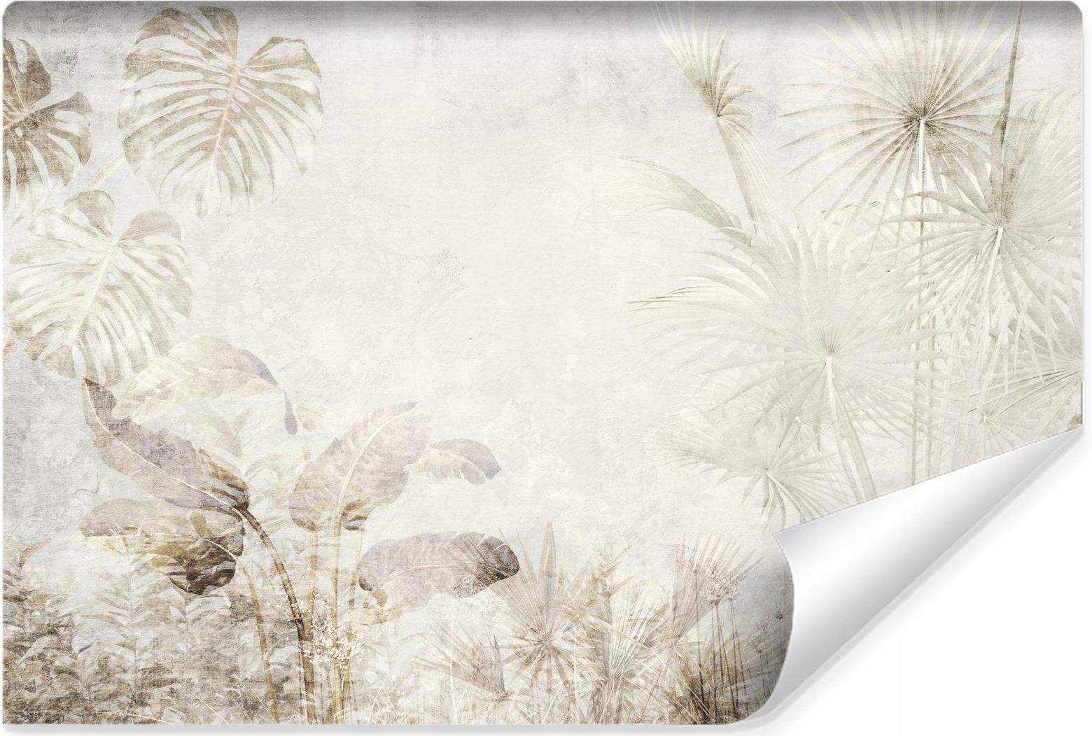 Muralo Fototapeta Do Jadalni Liście Tropikalne Beton Abstrakcja Mural 270X180 - Opinie i ceny na ...