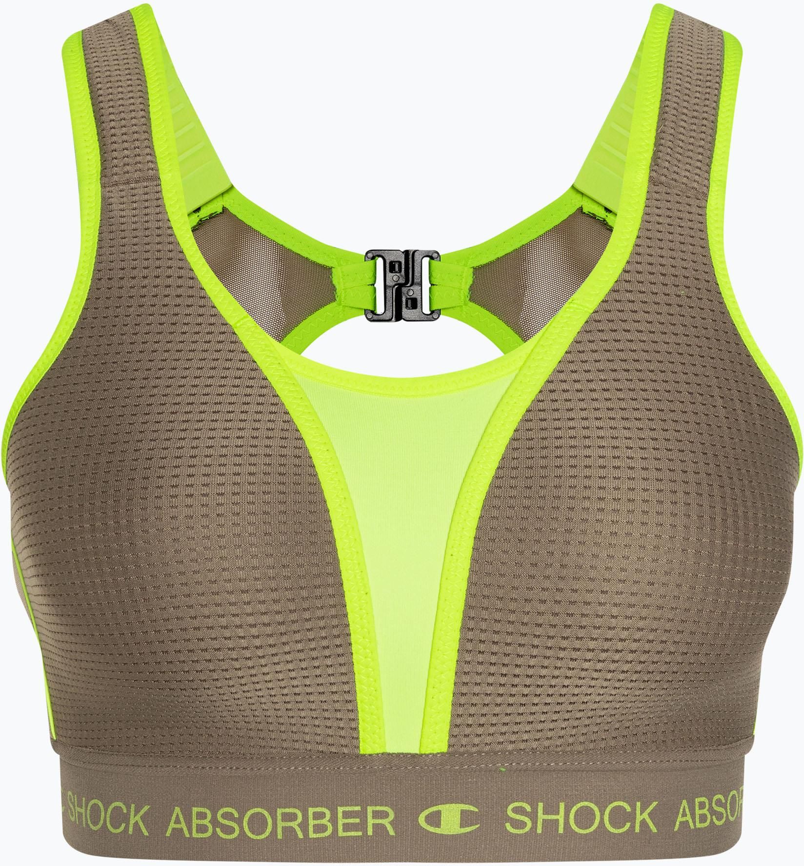 Shock Absorber Biustonosz Ultimate Run Bra Padded Grey Lemon - Ceny i ...