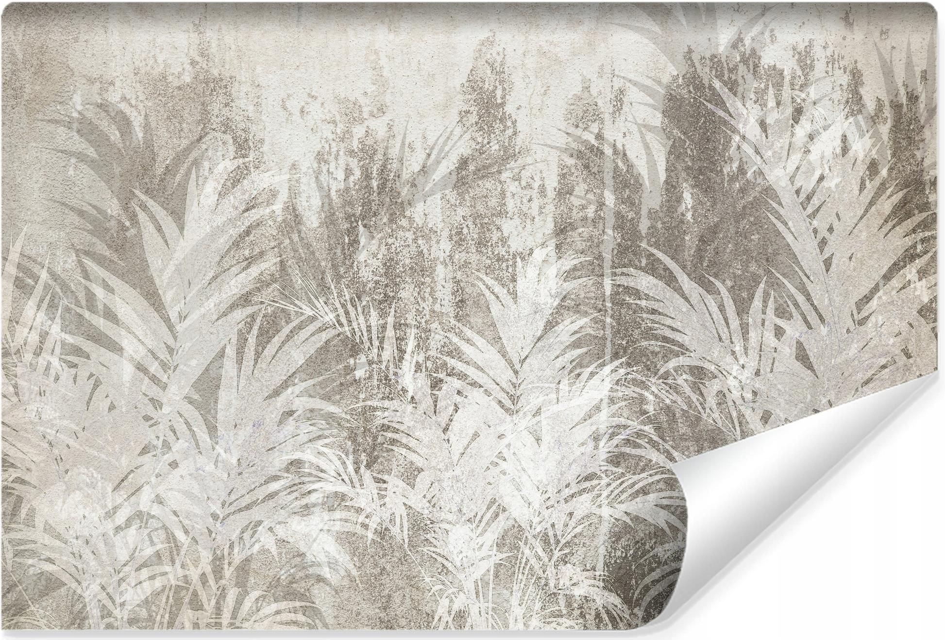 Muralo Fototapeta Ścienna Do Salonu Liście Beton Mural Abstrakcja 450X300 - Opinie i ceny na ...