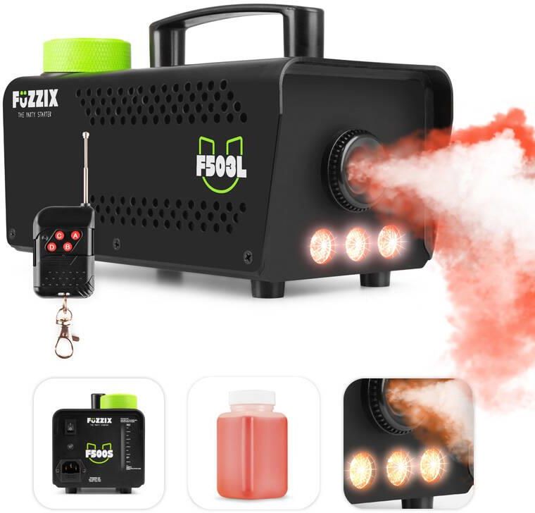 Wytwornica efektów Wytwornica dymu F503L z efektem LED RGB Fuzzix ...
