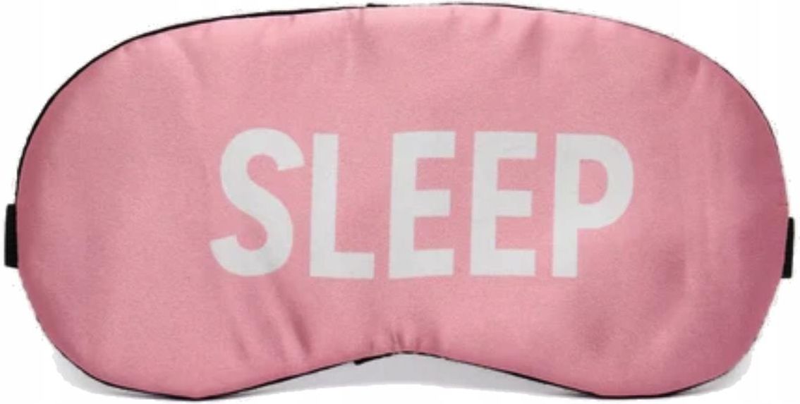Opaska Na Oczy Do Spania Maska Satyna Sleep Spanie Różowa - Ceny i opinie - Ceneo.pl
