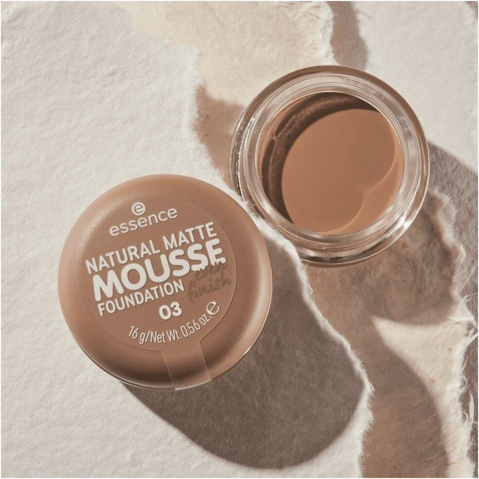 Essence Natural Matte Mousse Podkład W Piance Odcień 03 16g - Opinie i ...