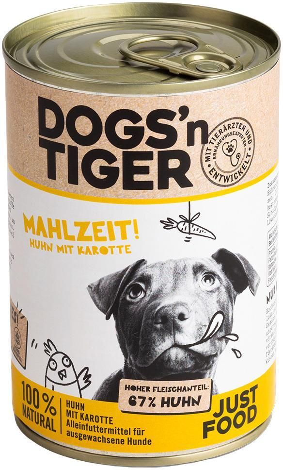 Karma Dogs'N Tiger Adult Kurczak I Marchew 6x400g - Ceny i opinie ...