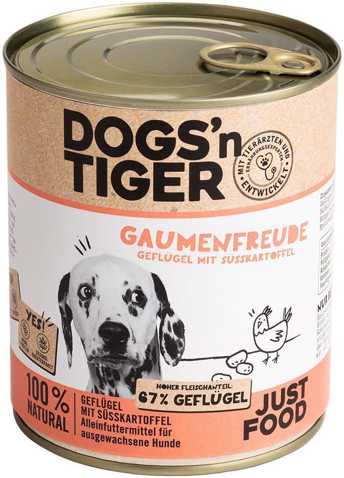 Karma Dogs'N Tiger Adult Drób I Bataty 12x800g - Ceny i opinie - Ceneo.pl