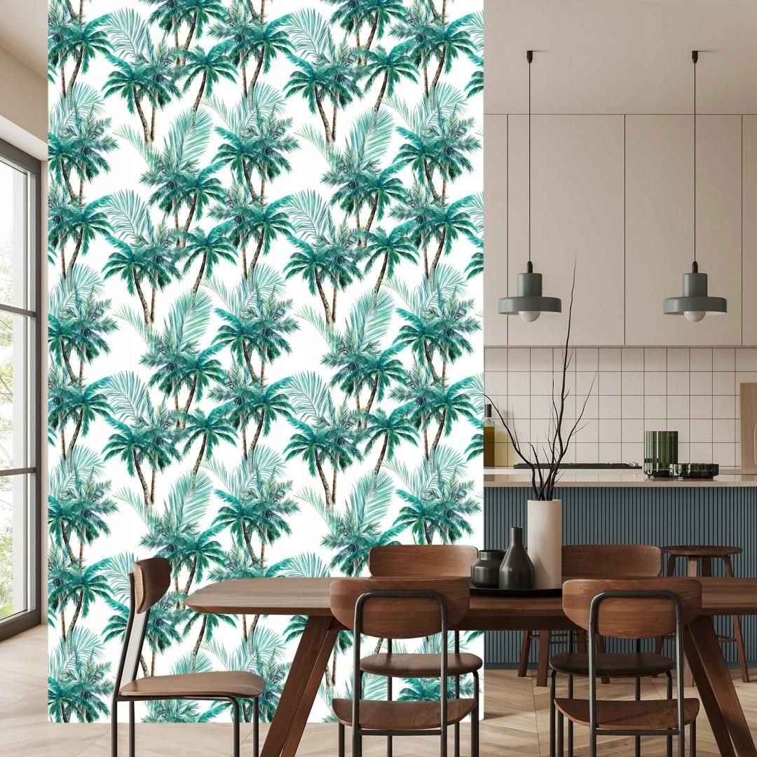 Doboxa Tapeta Natura Liście Palmy Drzewa Salon Sypialnia 53X1000 ...