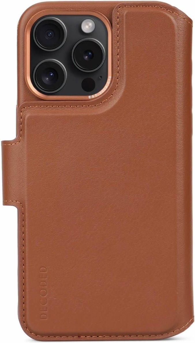 Decoded Leather Detachable Wallet iPhone 15 Pro Max - Tan - Etui na ...