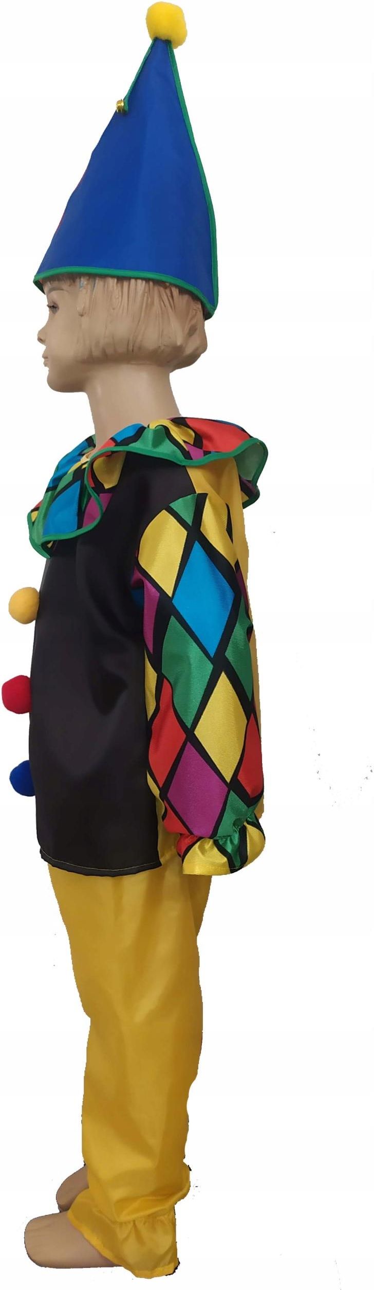 U Wiktora Strój Klaun Pajac Clown Arlekin 104 Pierrot - Ceny i opinie ...