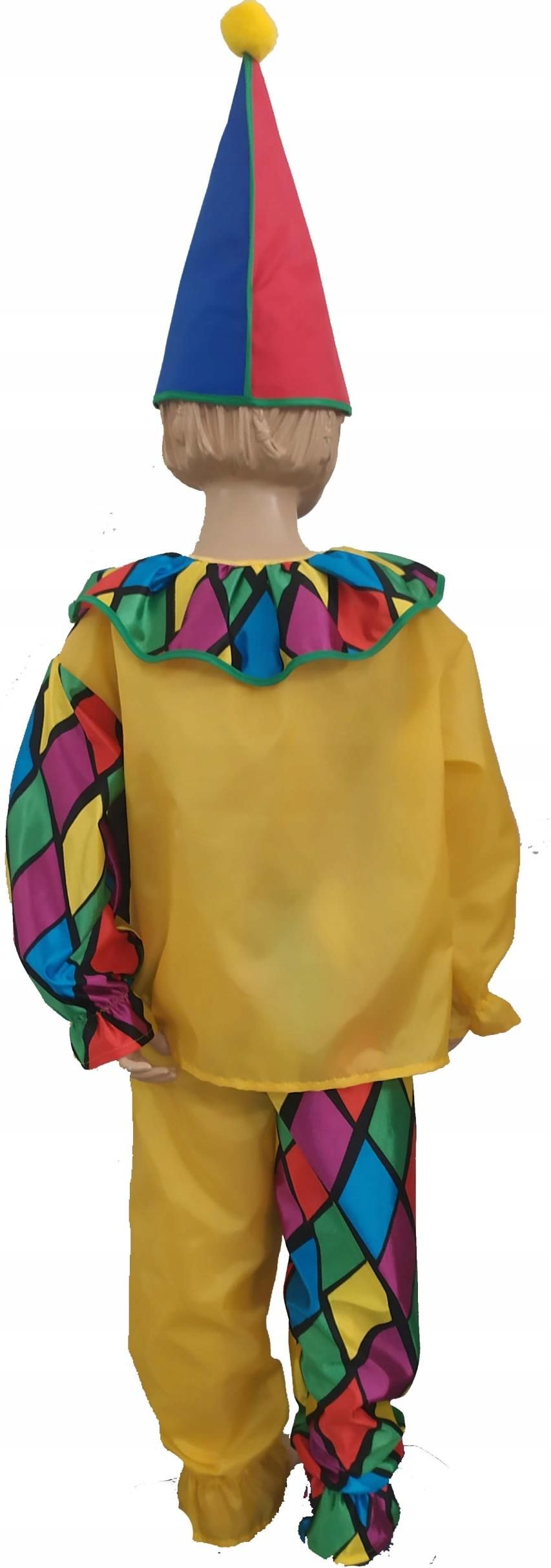 U Wiktora Strój Klaun Pajac Clown Arlekin 104 Pierrot - Ceny i opinie ...