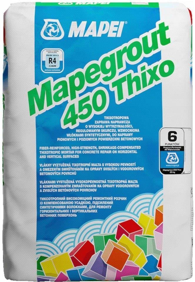 MAPEI ZAPRAWA NAPRAWCZA MAPEGROUT 450 THIXO 25kg - Opinie i ceny na ...