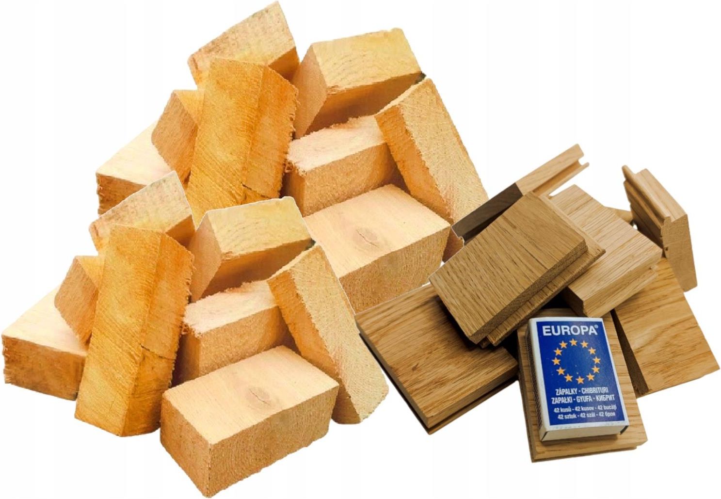 Materiały opałowe Transwood Rozpałka 24dm3 Drewno Ścinki Fryzy Ścinki ...