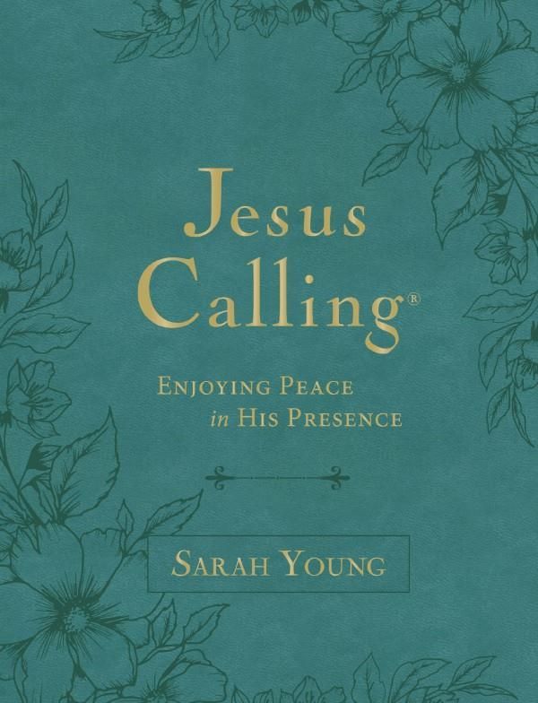 LP-JESUS CALLING LARGE TEXT TEAL LEATHER - Literatura obcojęzyczna ...