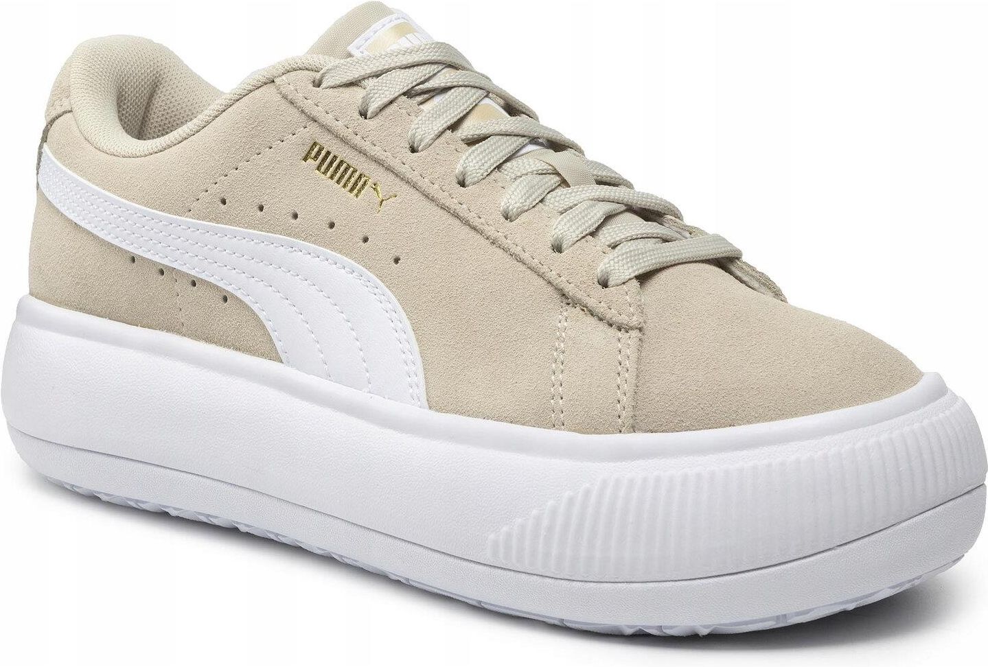 Puma Sneakersy Suede Mayu 380686 16 Putty/Puma Whi - Ceny i opinie ...