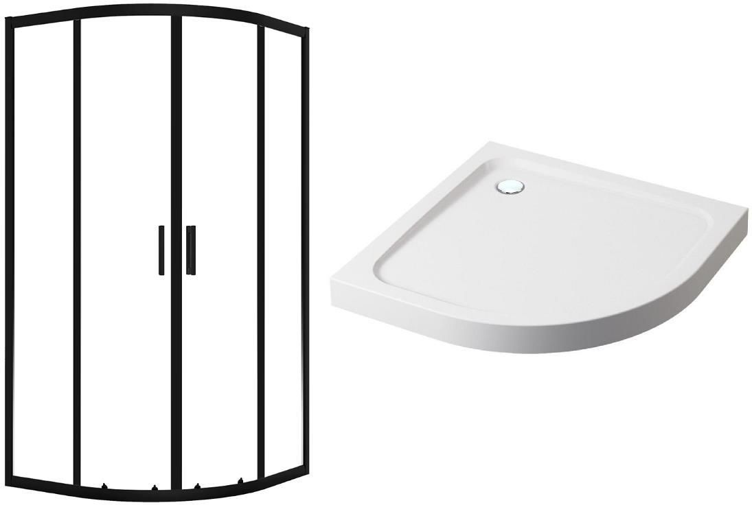 Kabina prysznicowa LAVEO BRESSO kabina prysznicowa półokrągła ...