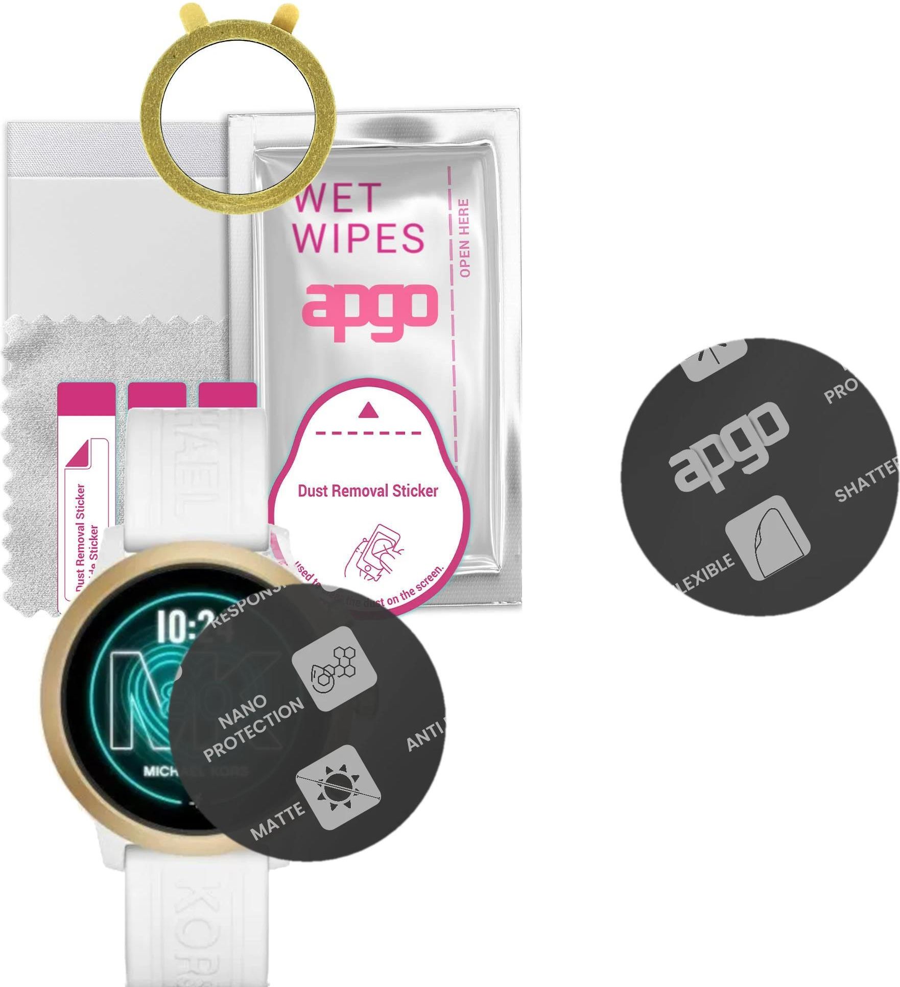 Szkło Hybrydowe MATOWE do Michael Kors MKT5071 Access Go - Opinie i ...