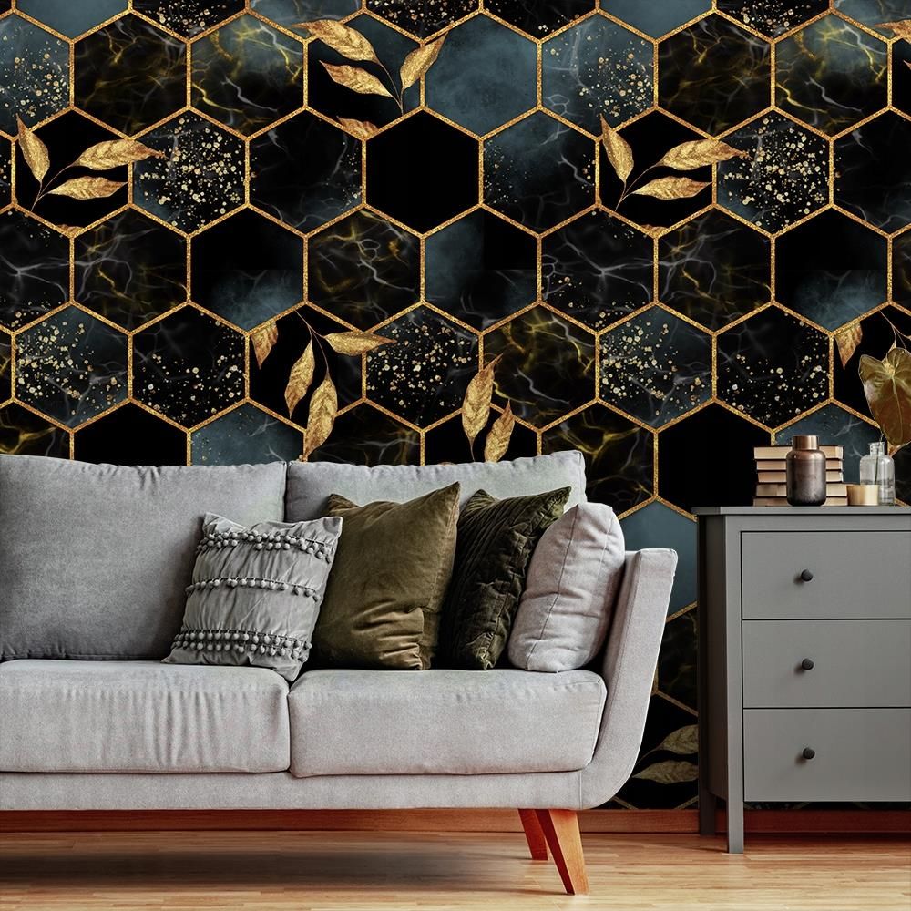 Wall2Stick Tapeta Retro Geometryczna flizelina samoprzylepna - Opinie i ...