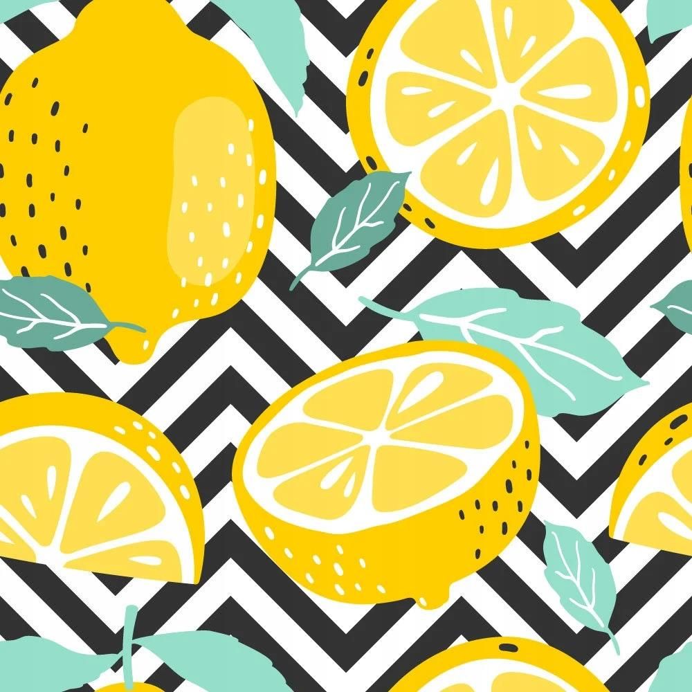 Wall2Stick Tapeta Letnie Cytryny flizelina samoprzylepna - Opinie i ...