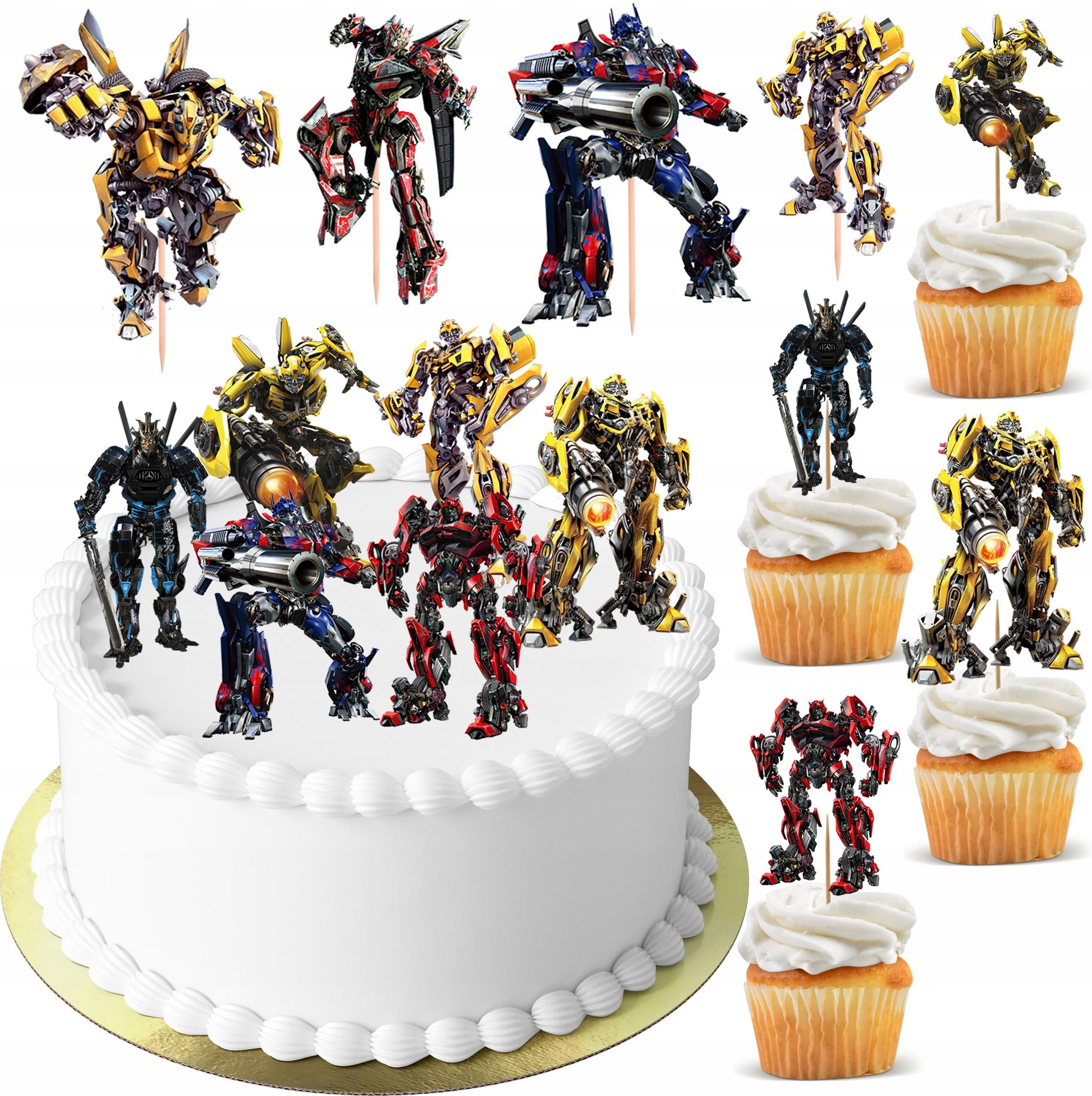Topper Transformers Na Tort Babeczki Postaci 8szt. - Ceny i opinie ...