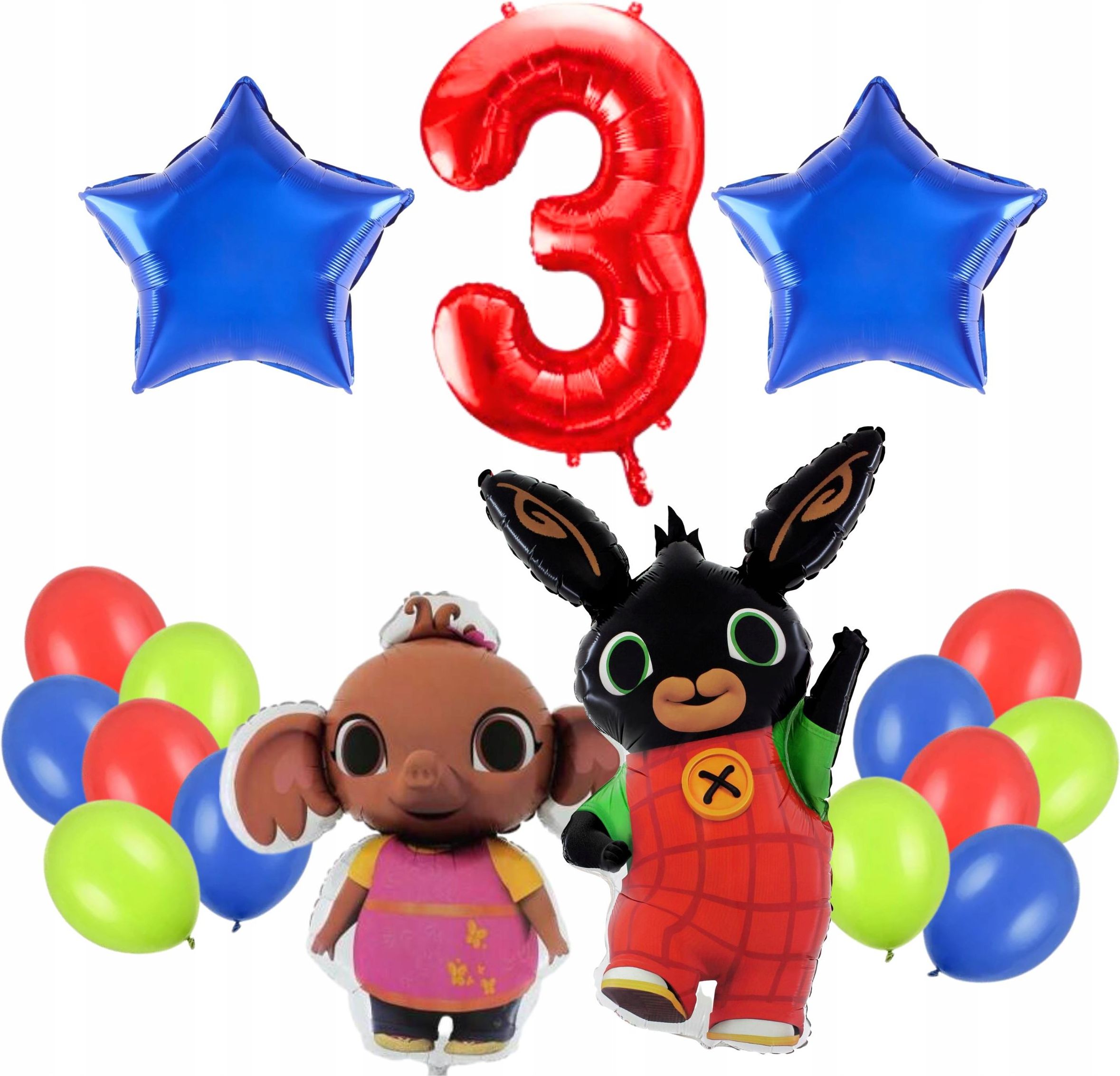 Balony Bing Sula 3 Urodziny Zestaw Balonów I Na - Ceny i opinie - Ceneo.pl