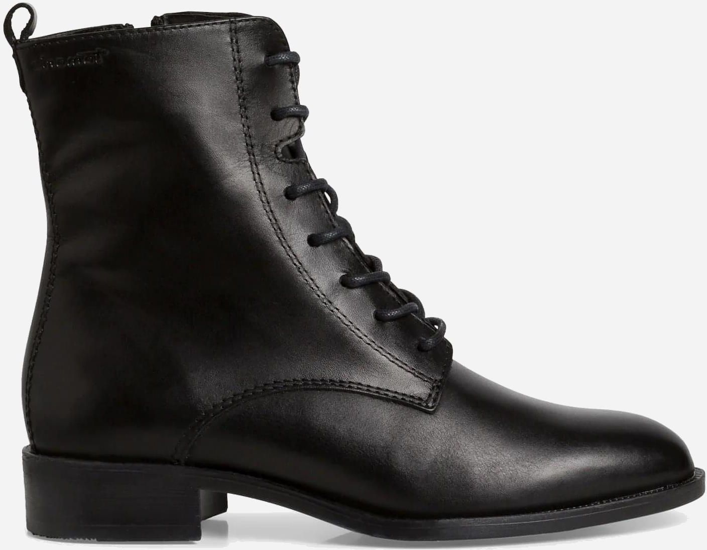 Tamaris Trzewiki damskie skórzane wysokie sznurowane WOR25119-41-001 ...