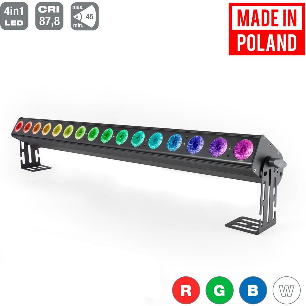 Flash LED WASHER 16x10W RGBW 4in1, 16 SECTIONS 45° BEAM ANGLE mk2 ...