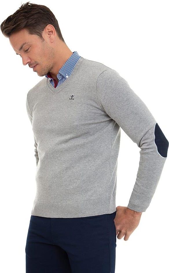 SIR RAYMOND TAILOR Sweter "Los Angeles" w kolorze szarym - Ceny i ...