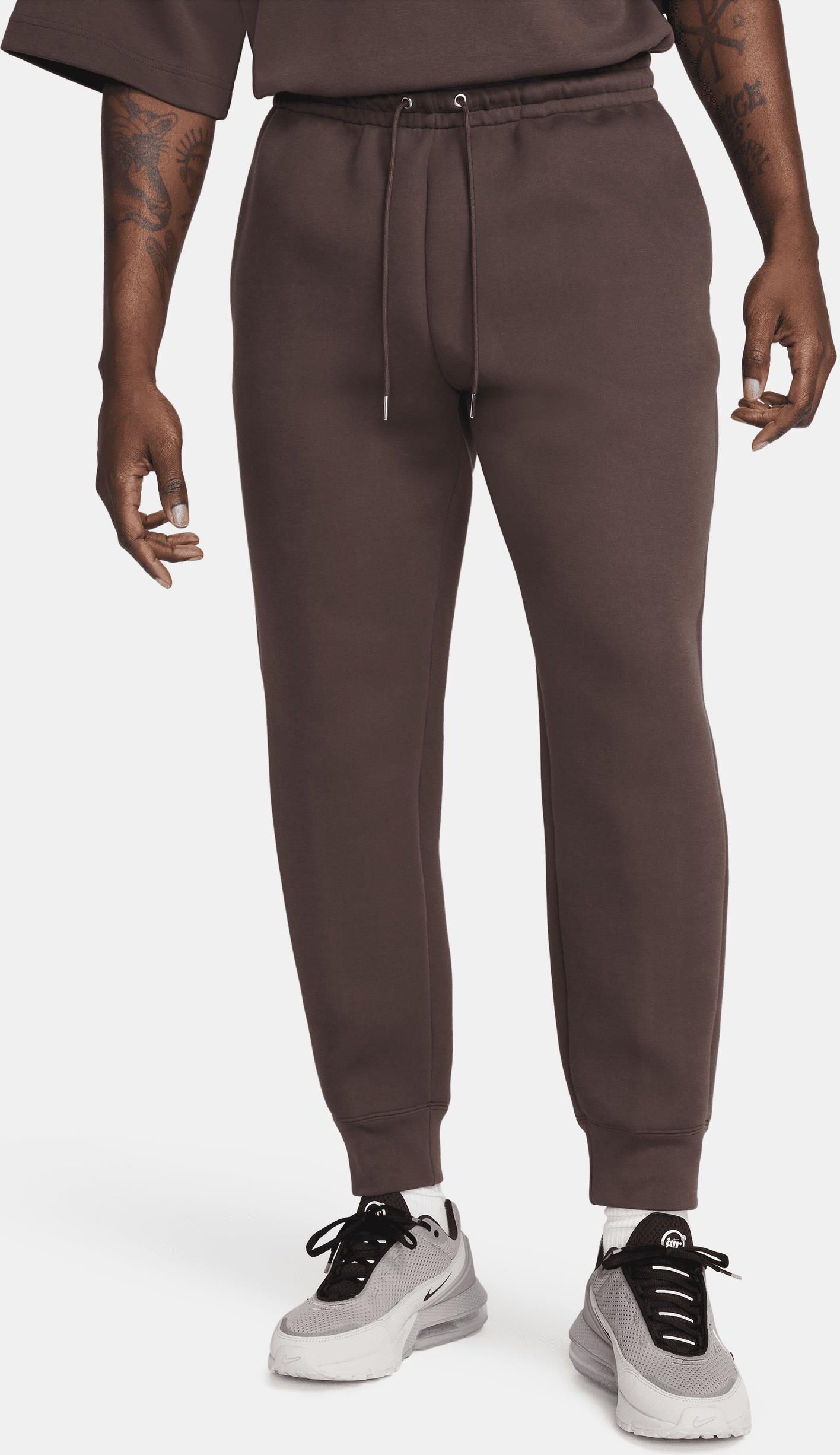 Męskie spodnie z dzianiny Nike Tech Fleece Reimagined - Brązowy - Ceny ...