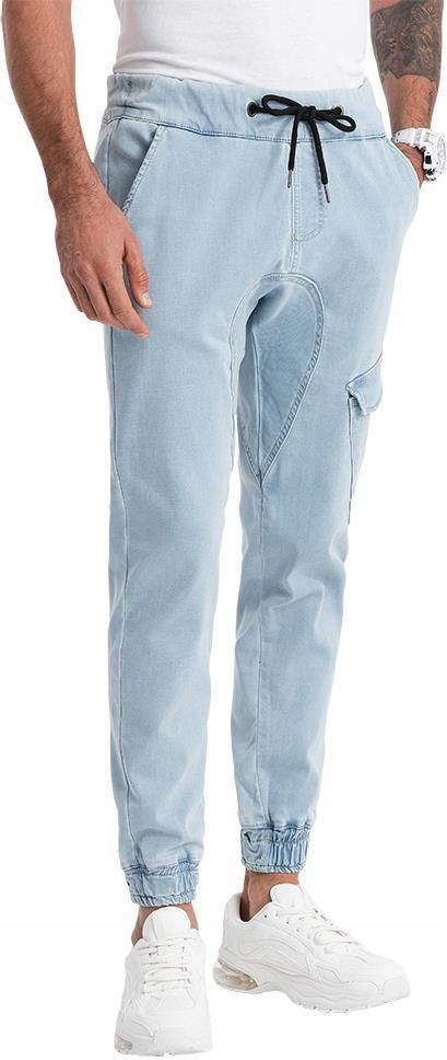 Spodnie męskie Joggery jasnoniebieskie V1 P0112 M - Ceny i opinie ...